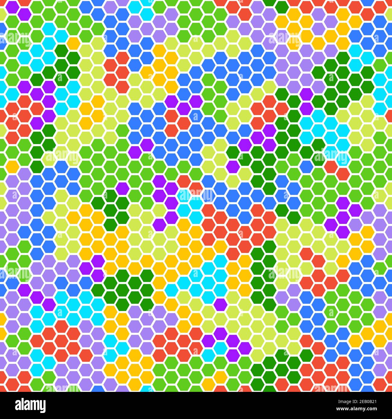 Colorful modern bee honeycomb seamless pattern, art honey texture Stock ...