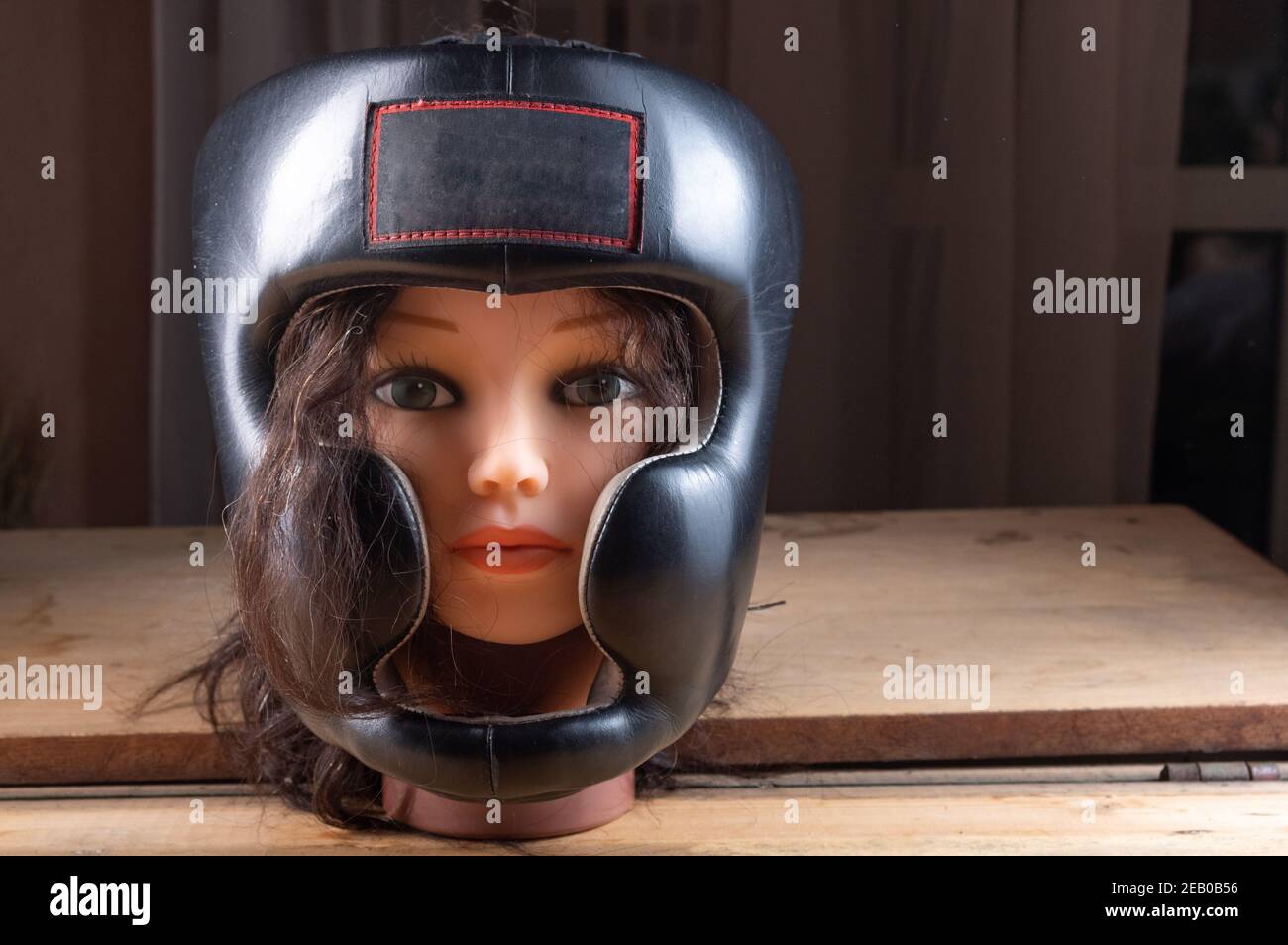 Sports helmet for head protection. Helmet for various martial arts ...