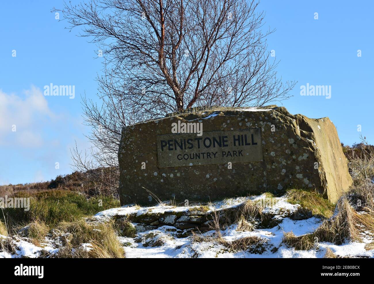 Penistone hill country park sign hi-res stock photography and images ...
