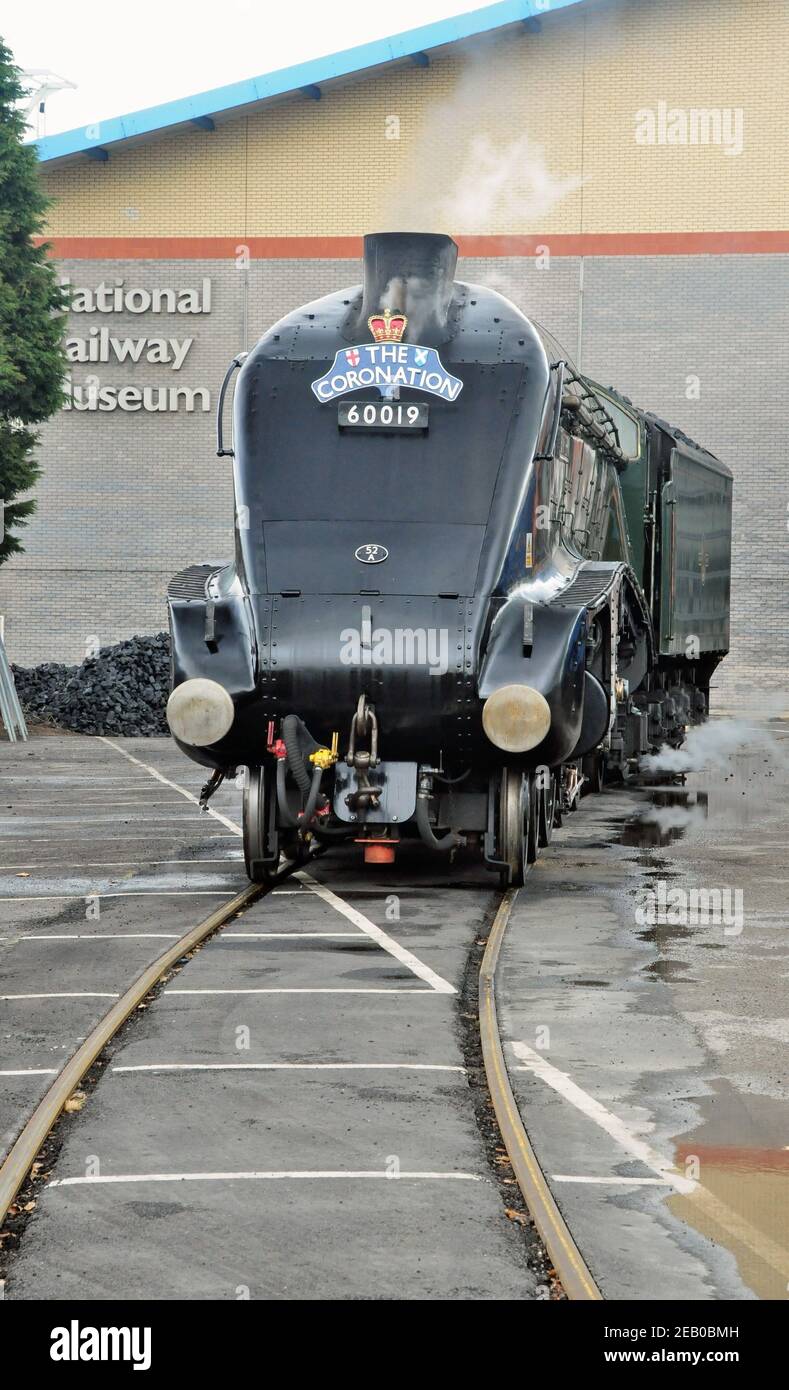 LNER Class A4 Pacific No 60019 "Bittern" outside the National Railway ...