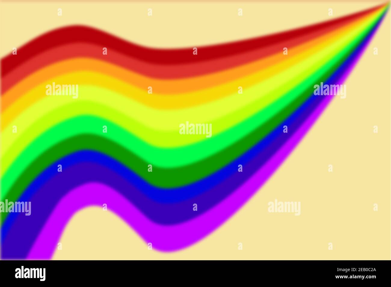 Wave of rainbow colors flowing together. Inspired by breaking light ...