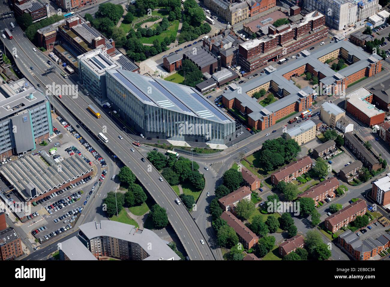 Umist campus manchester university manchester hi-res stock photography ...