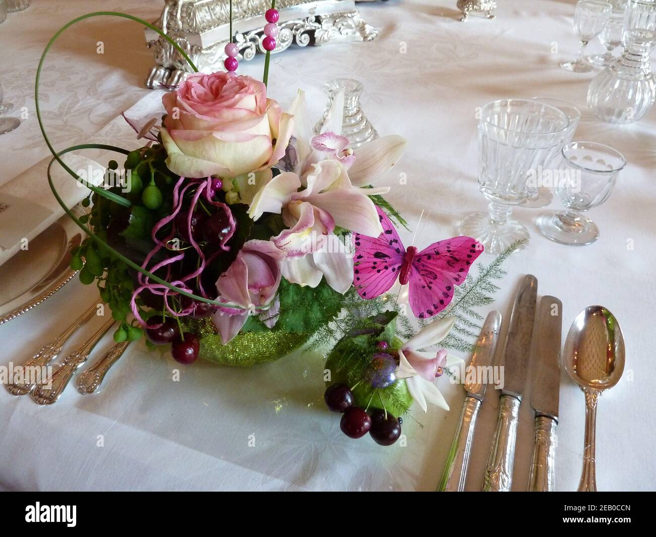 Formal Dinner Setting Stock Photo - Alamy