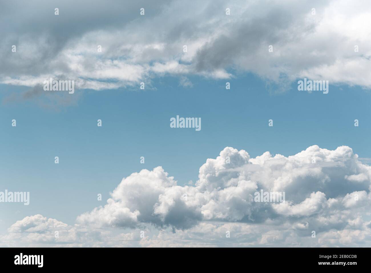 Soft cloud texture on blue sky background Stock Photo - Alamy