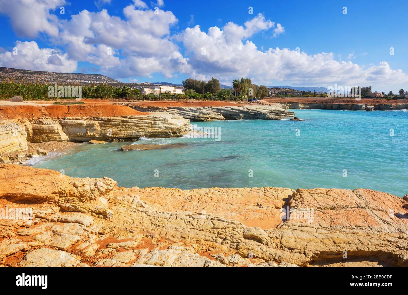 Beautiful sea shore in Cyprus Stock Photo - Alamy