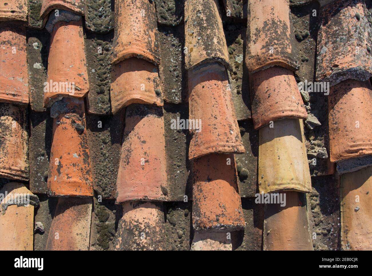 Orange roof tiles texture, roof texture design Stock Photo - Alamy
