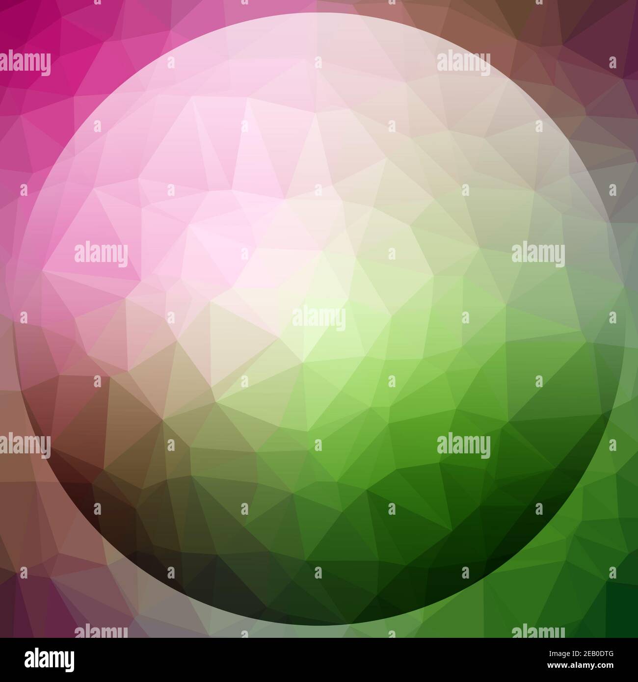 3D render pattern background with colorful polygonal ball Stock Photo ...