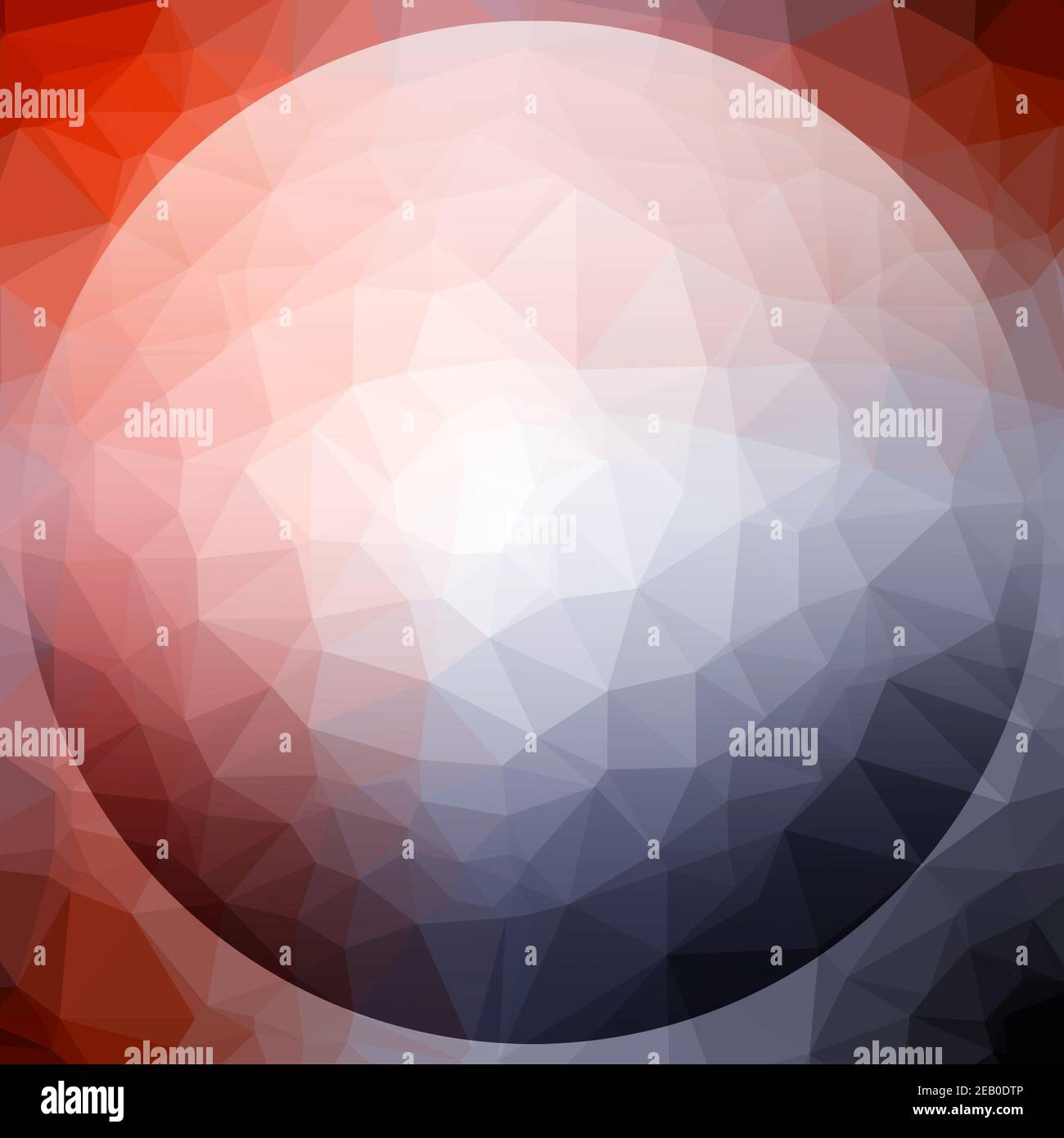 3D render pattern background with colorful polygonal ball Stock Photo ...