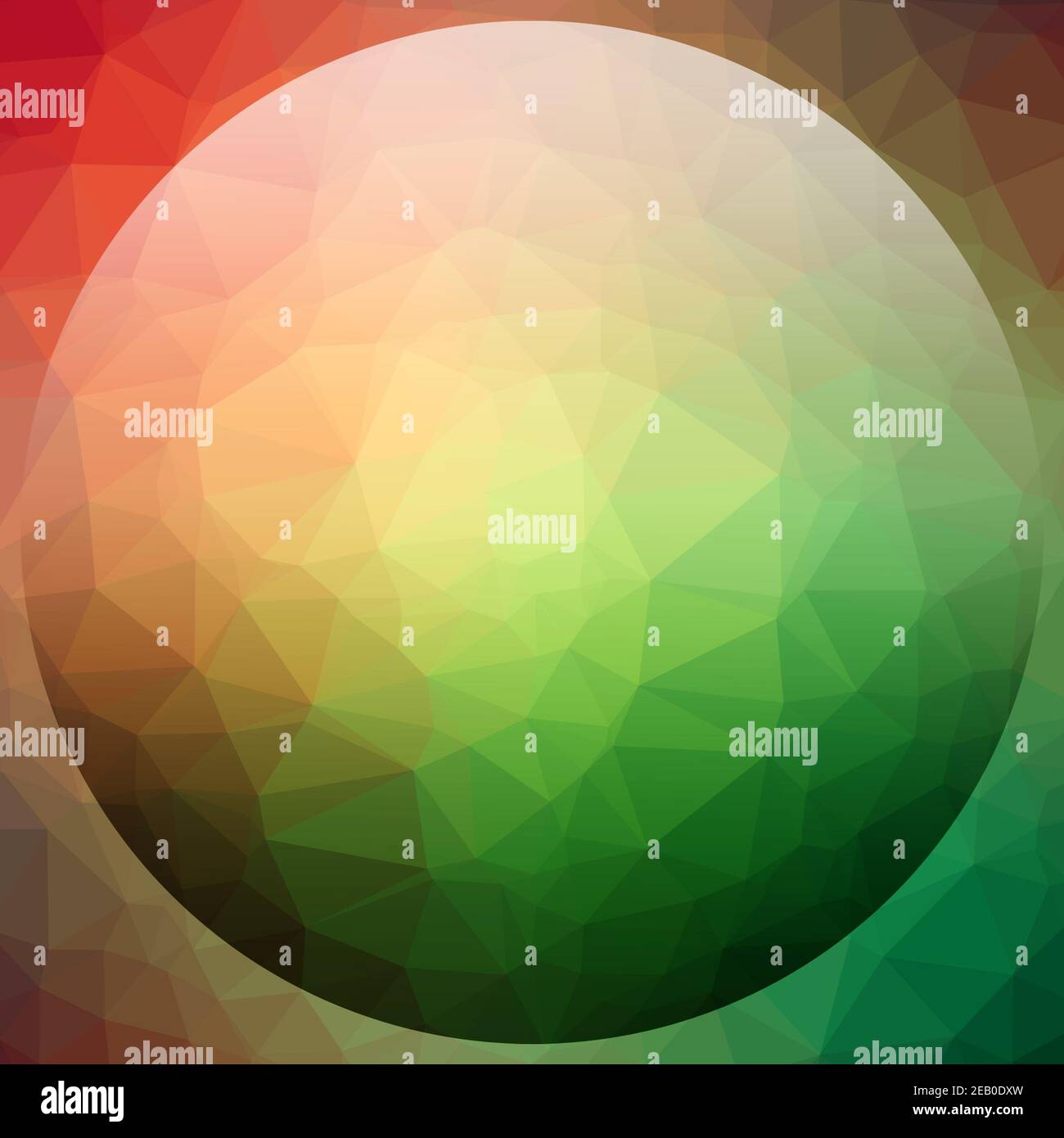 3D render pattern background with colorful polygonal ball Stock Photo ...