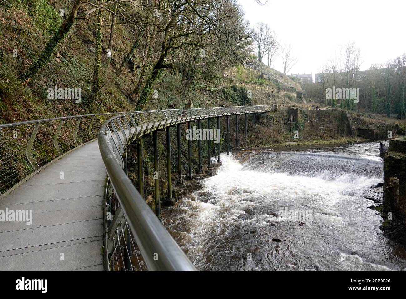 Mills footbridge hi-res stock photography and images - Alamy