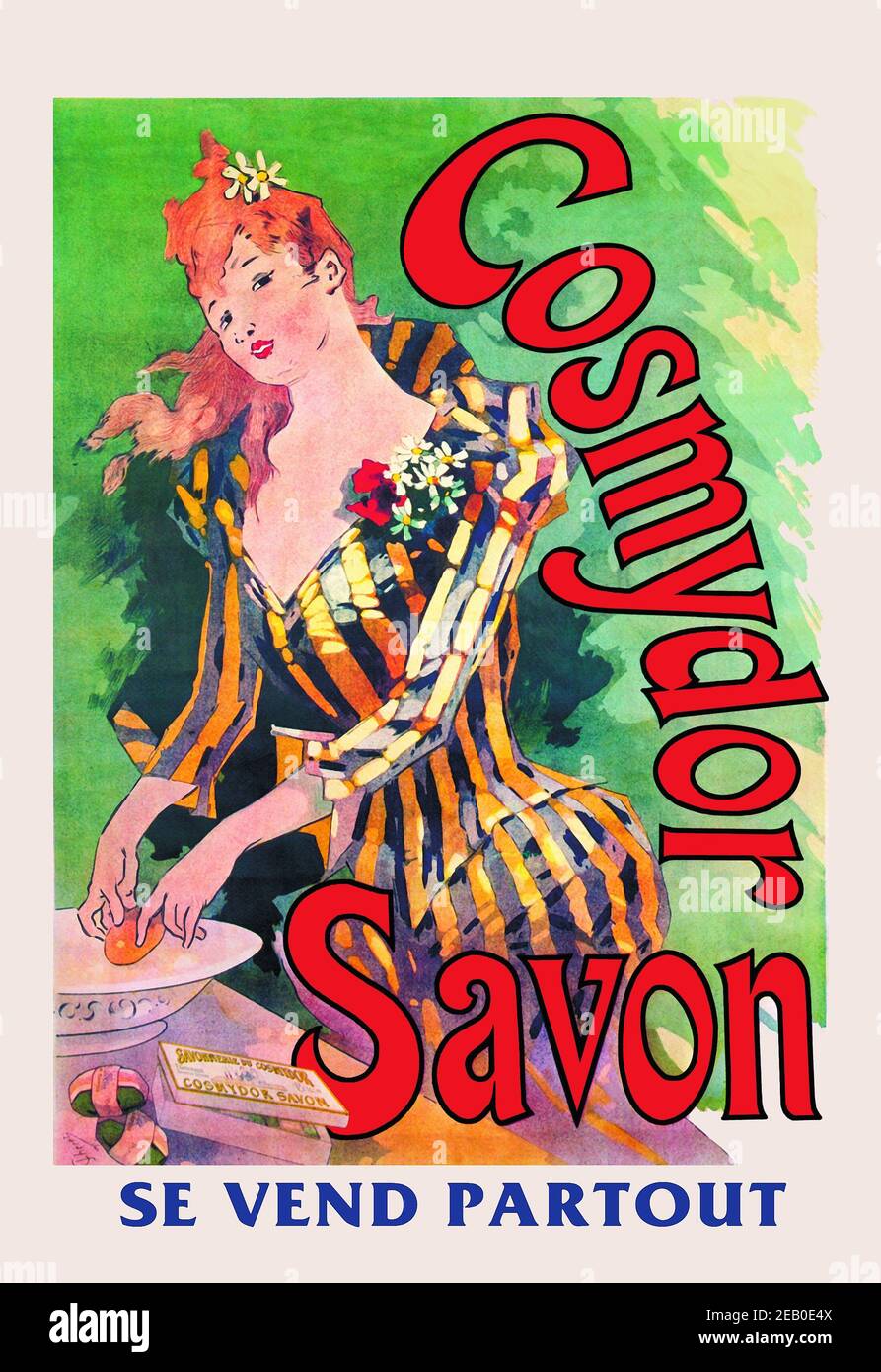 Cosmydor Savon 1890 Stock Photo - Alamy