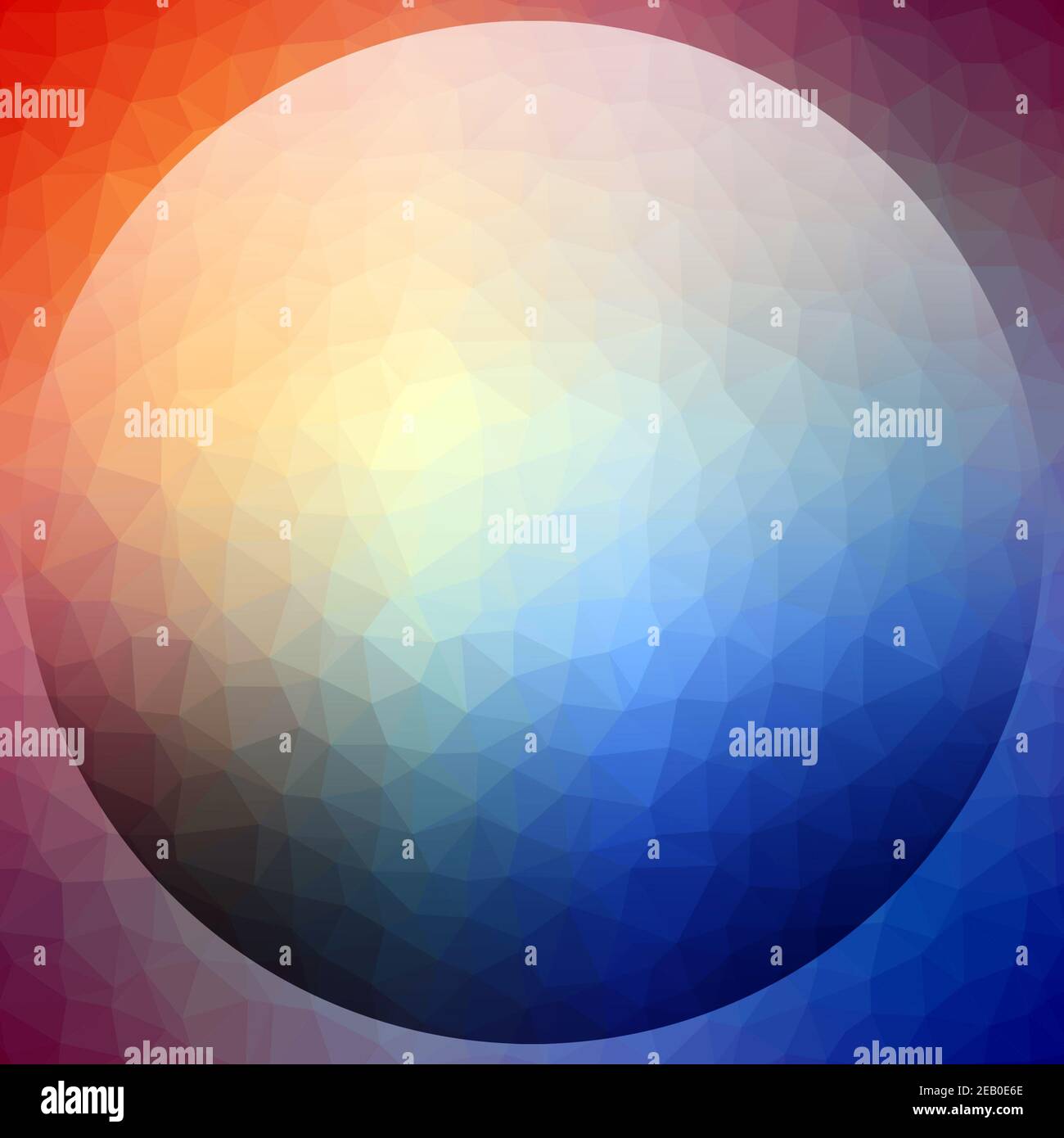 3D render pattern background with colorful polygonal ball Stock Photo ...