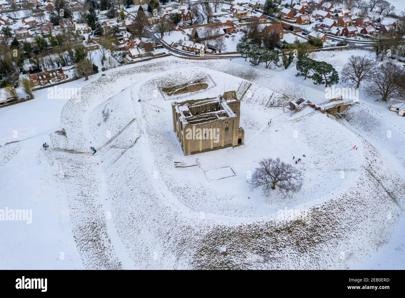 Snow at sandringham estate hi-res stock photography and images - Alamy