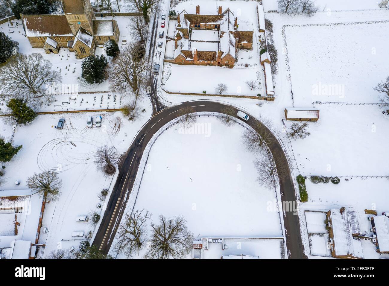 Snow at sandringham estate hi-res stock photography and images - Alamy
