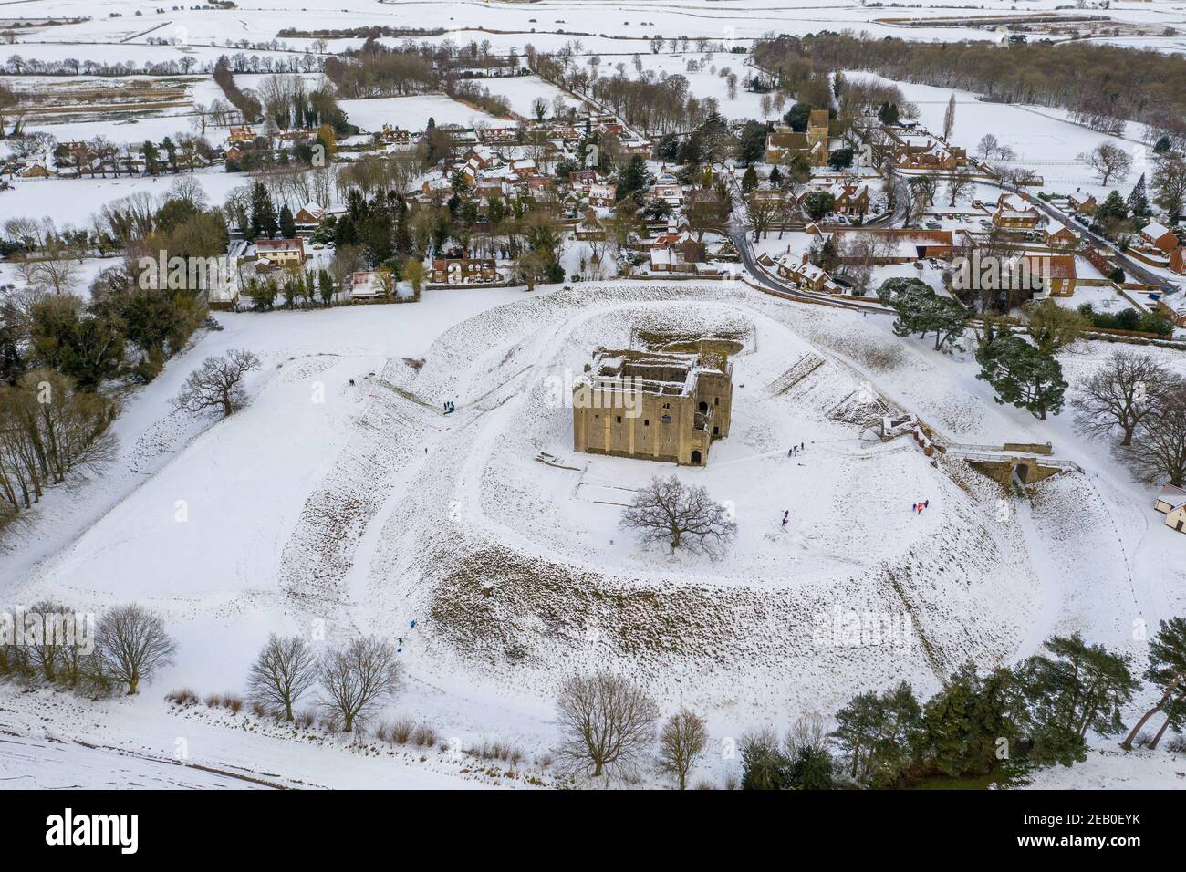 Sandringham castle snow hi-res stock photography and images - Alamy