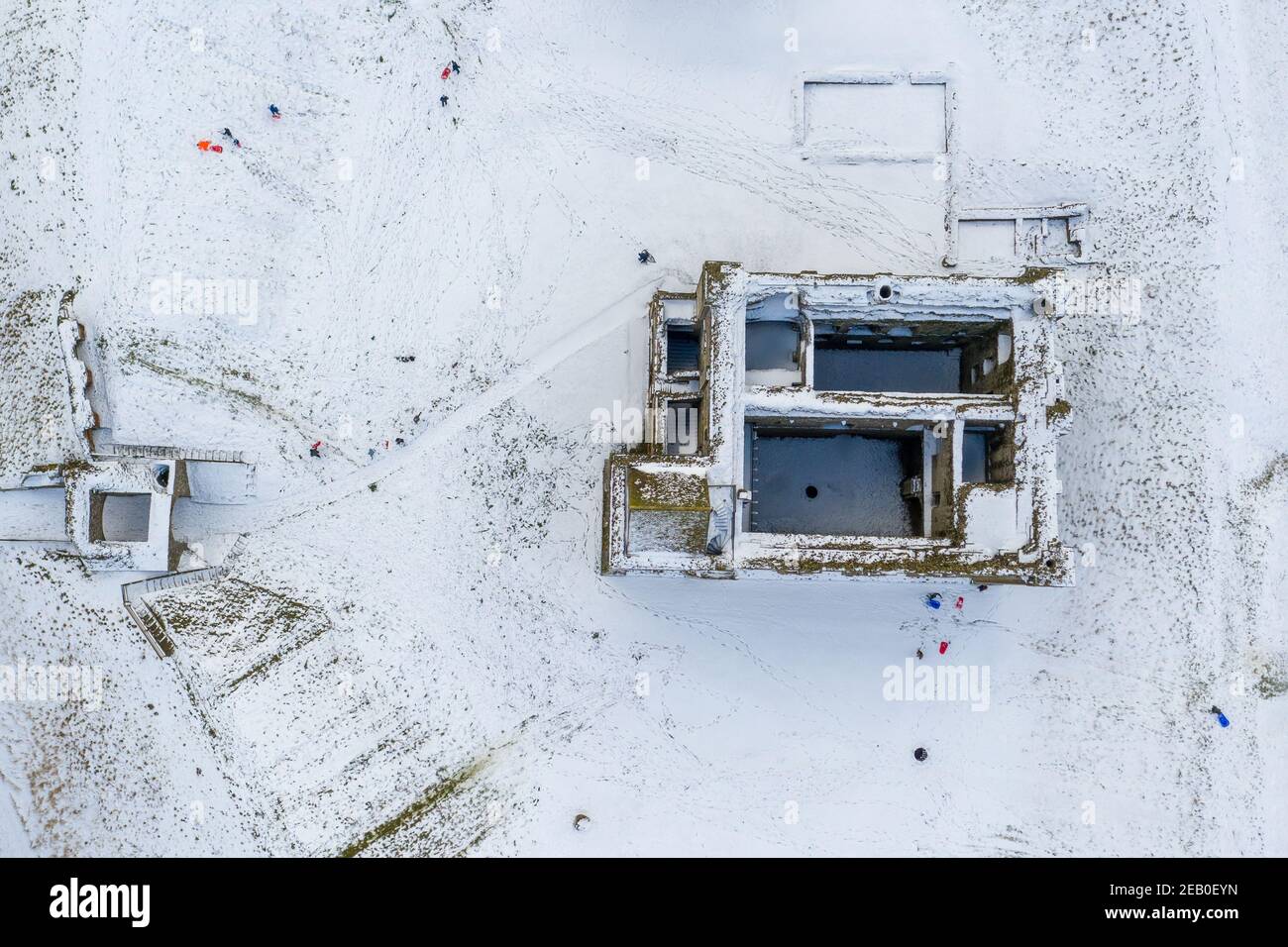 Snow at sandringham estate hi-res stock photography and images - Alamy