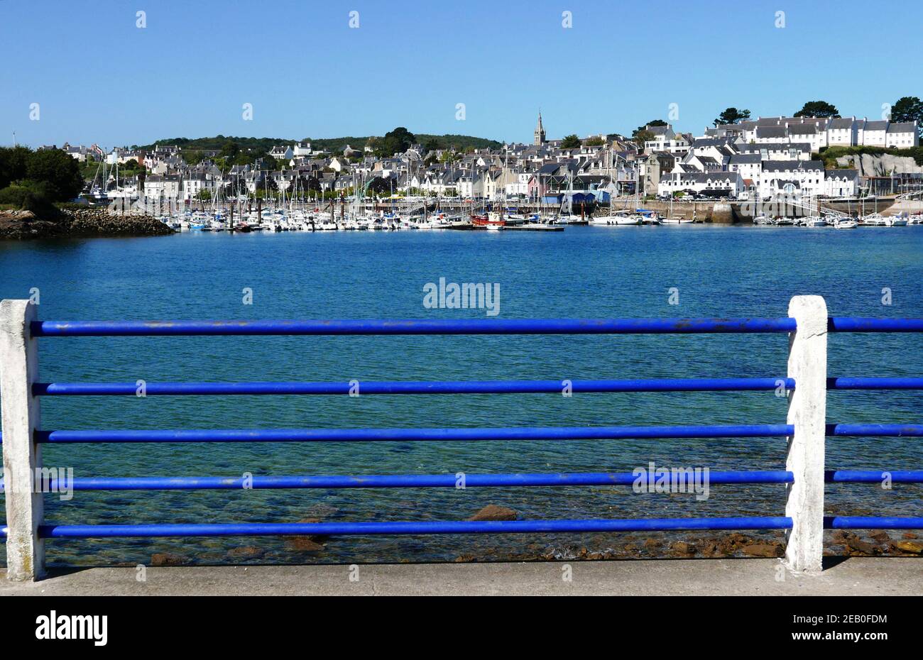 Le Treboul Harbour, Douarnenez, Finistere, Bretagne, Brittany, France ...