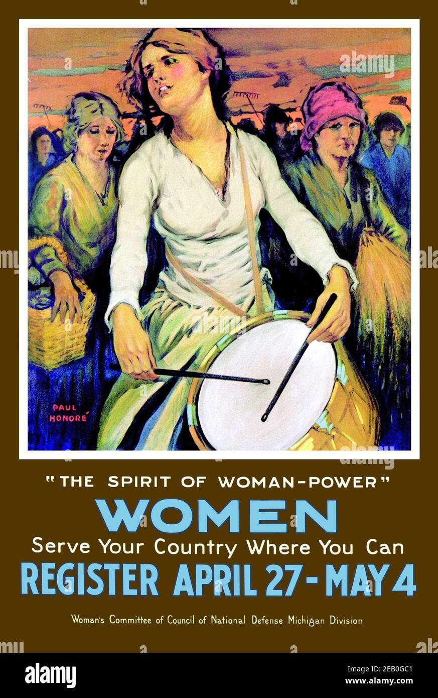 Spirit of Woman-Power Stock Photo - Alamy