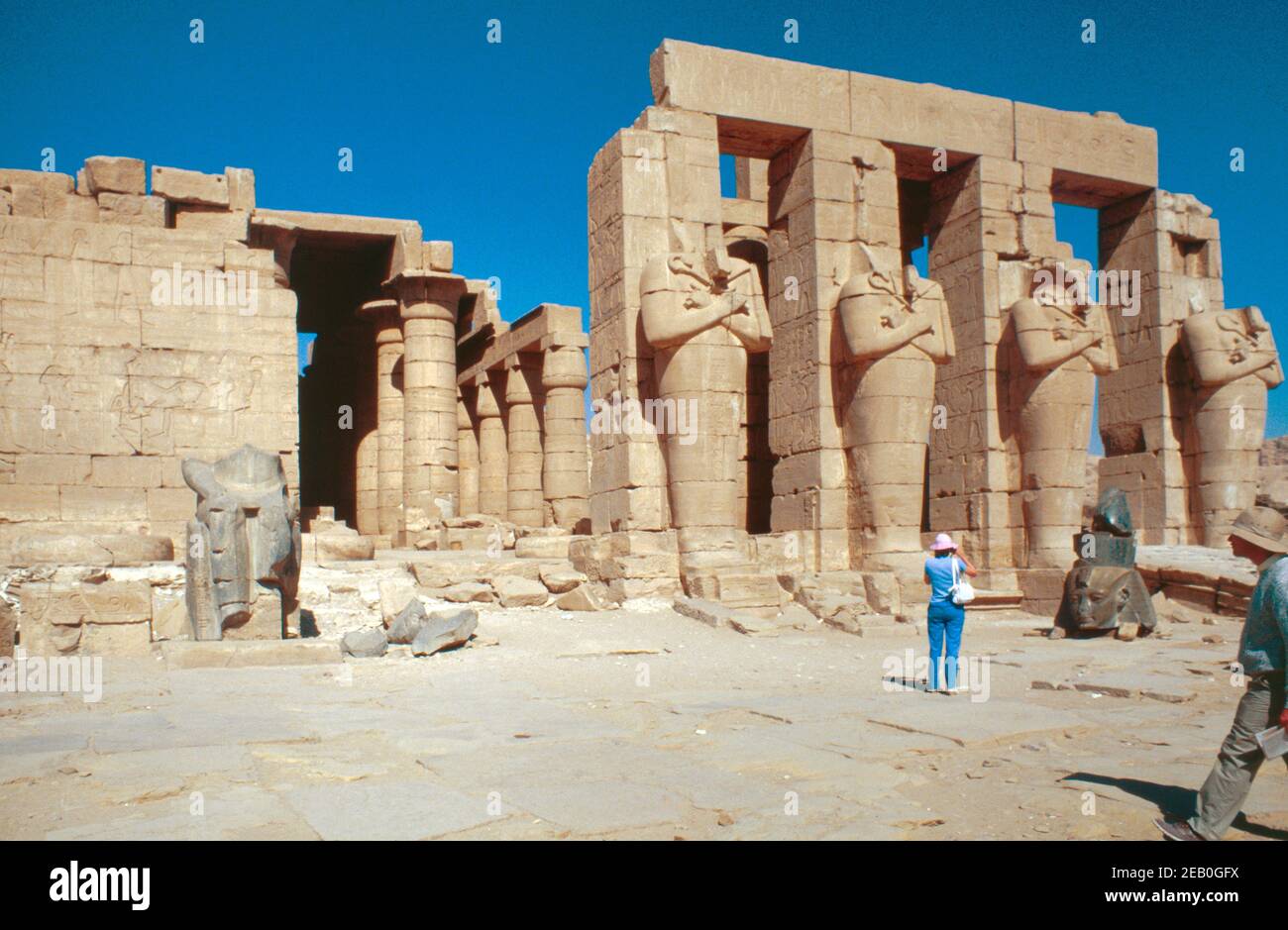 Mortuary Temple of Ramesses II (The Ramesseum) in Theban Necropolis ...