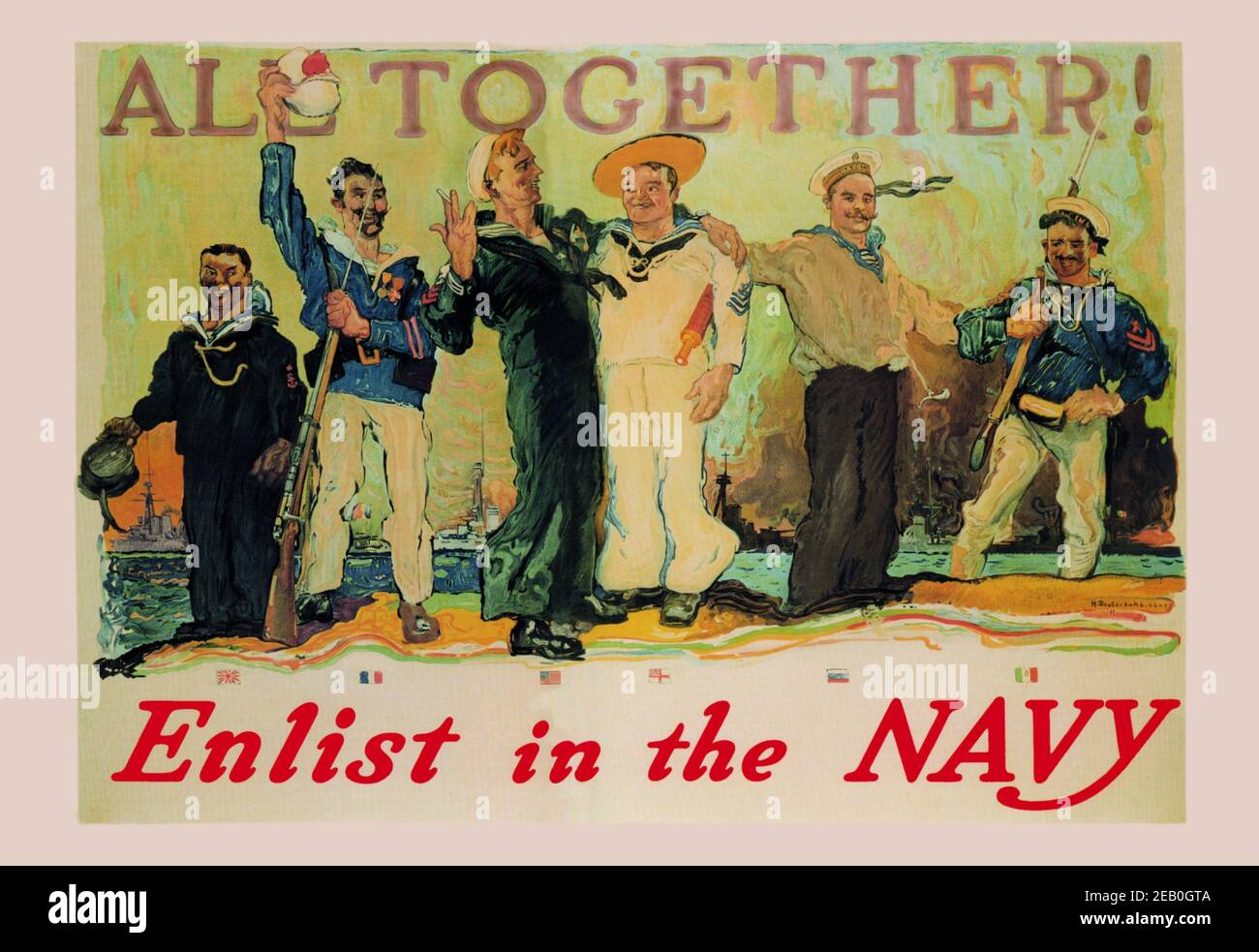 Vintage navy hi-res stock photography and images - Alamy