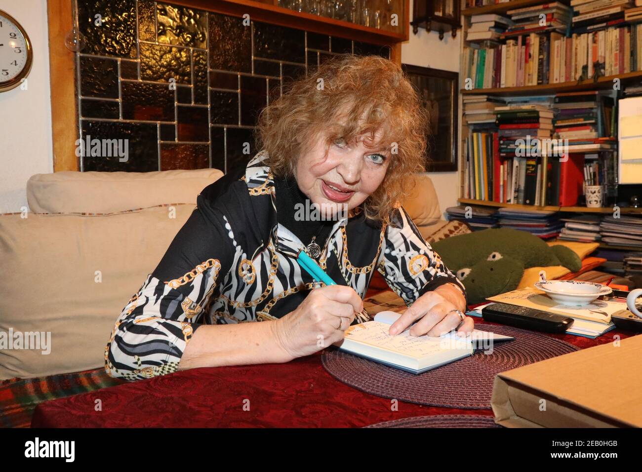 Urte Blankenstein bei der Buchvorstellung ihrer Autobiografie: "Habt ...