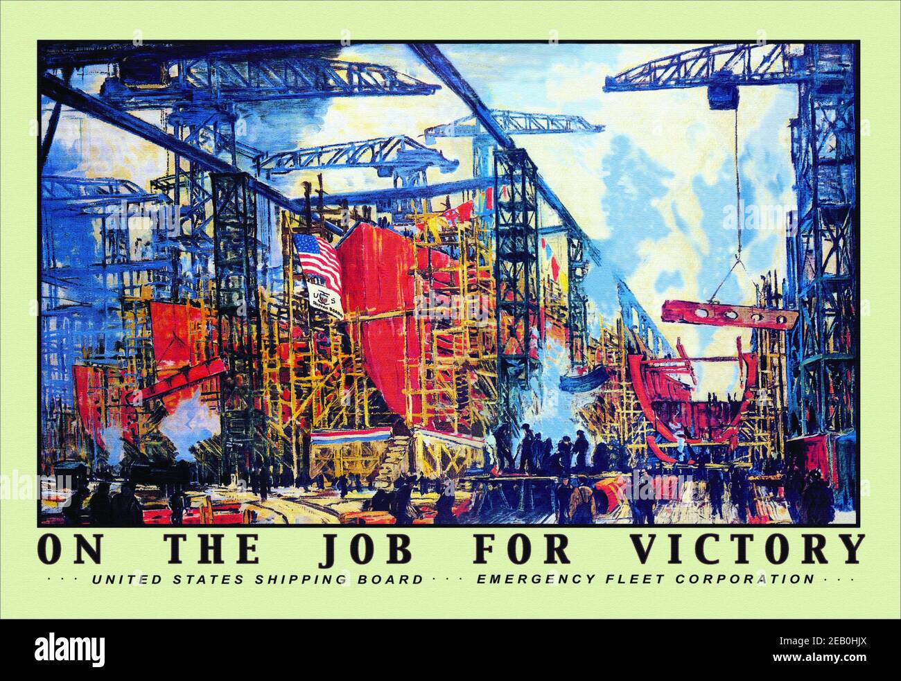 On the Job for Victory 1918 Stock Photo - Alamy