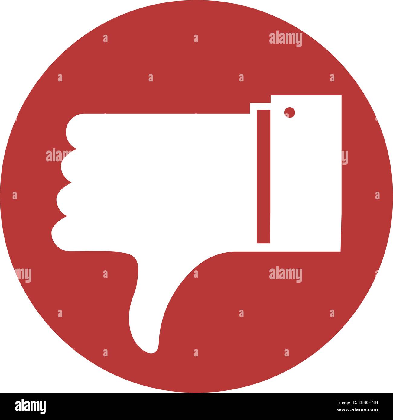 Hand dislike symbol Stock Vector Image & Art - Alamy