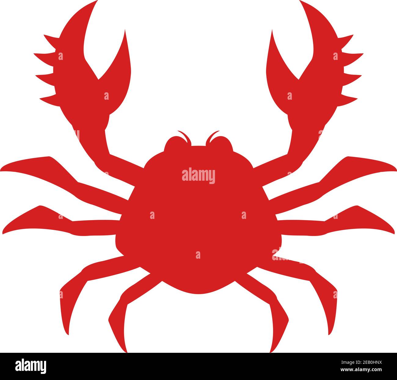 Crab vectors hi-res stock photography and images - Alamy