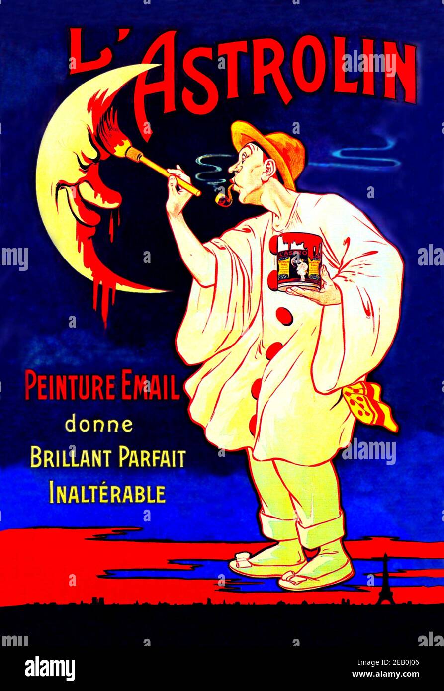 Astrolin - Painting the Moon 1907 Stock Photo - Alamy