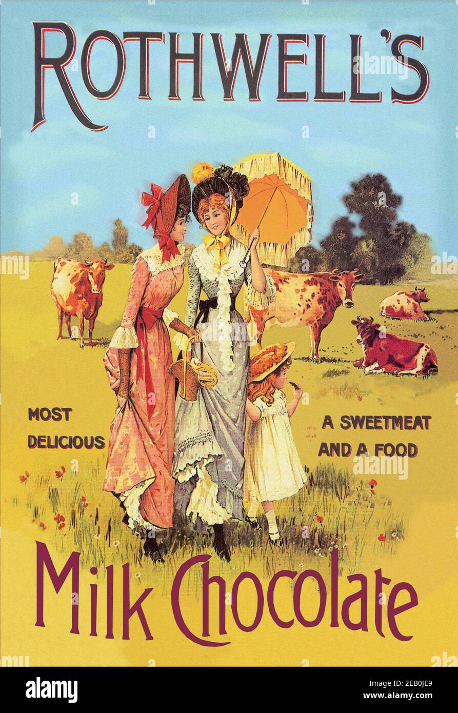 Rothwell's Milk Chocolate 1900 Stock Photo - Alamy