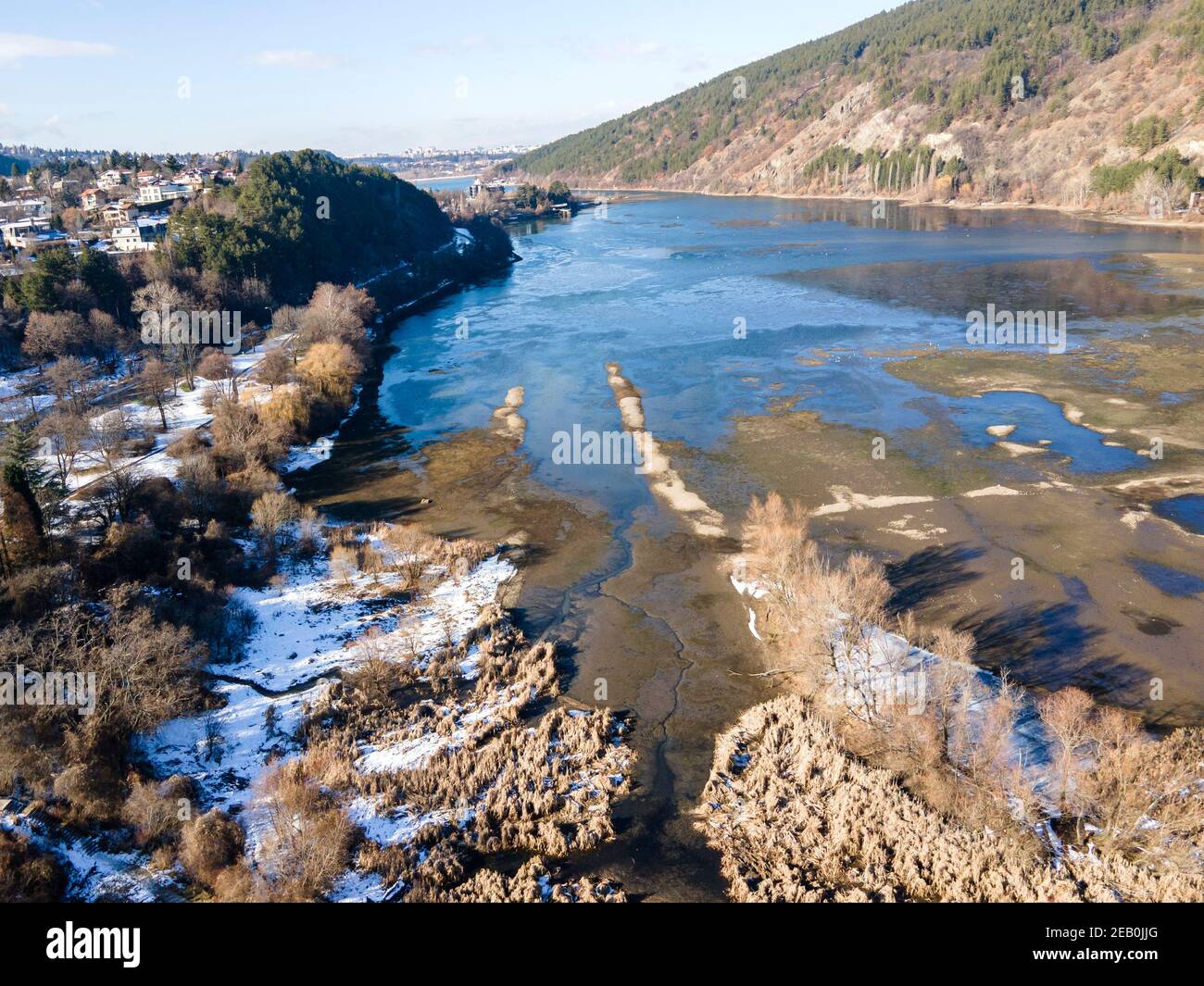 Aerial winter view pancharevo hi-res stock photography and images - Alamy