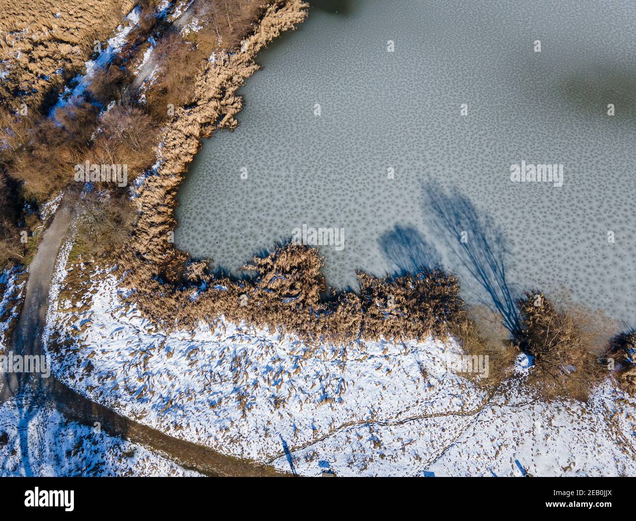 Aerial winter view pancharevo hi-res stock photography and images - Alamy