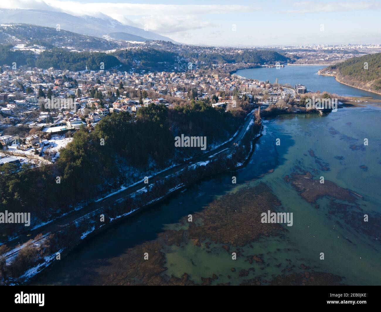 Aerial winter view pancharevo hi-res stock photography and images - Alamy