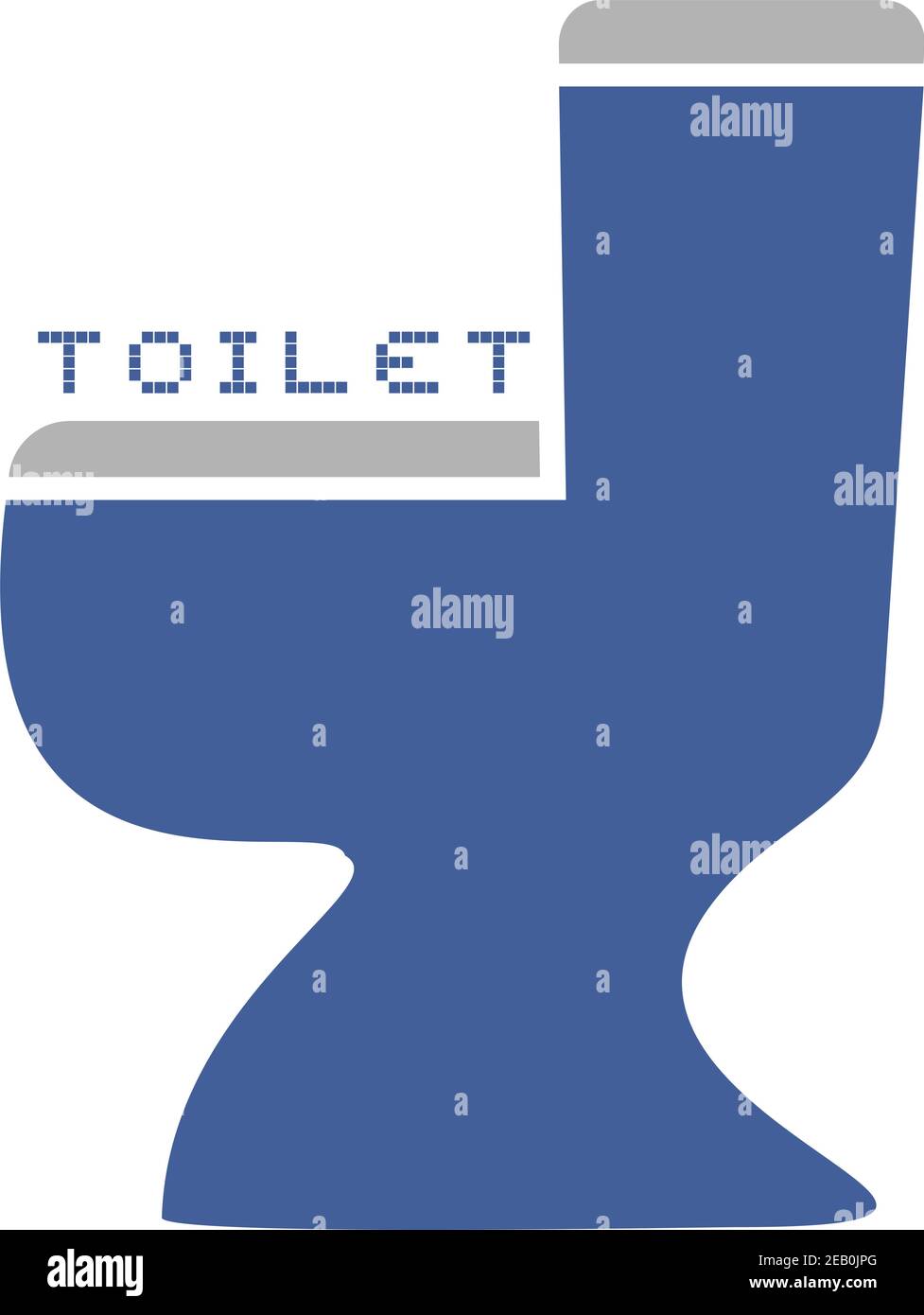 Toilet sign design hi-res stock photography and images - Alamy