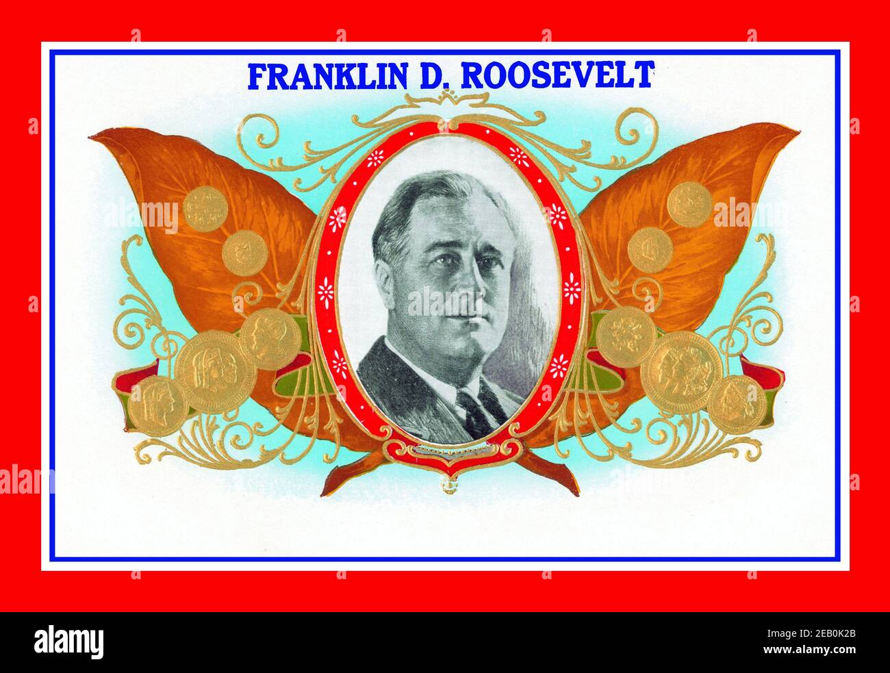 Franklin D. Roosevelt Cigars Stock Photo - Alamy