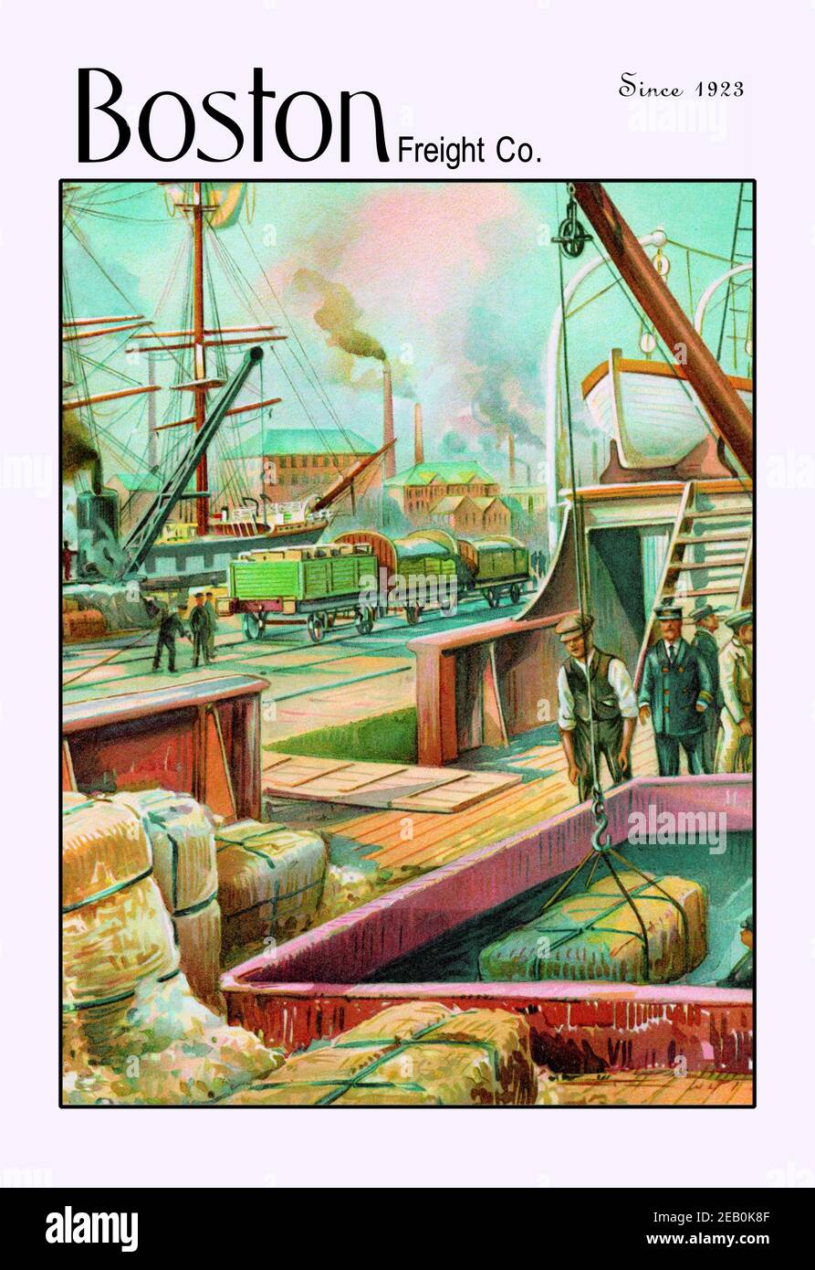 Boston Freight Company Stock Photo - Alamy