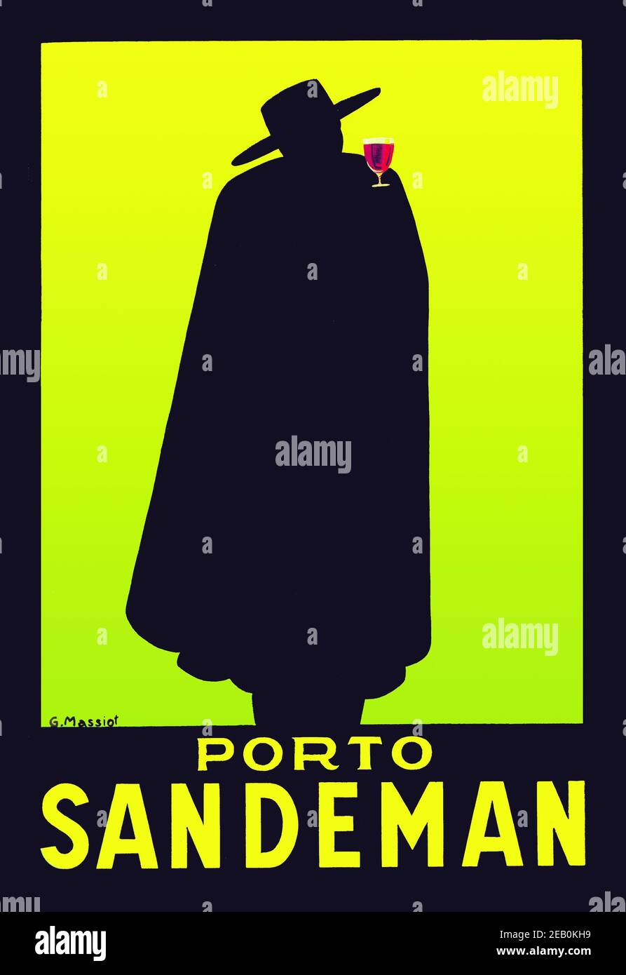 Porto Sandeman 1928 Stock Photo - Alamy
