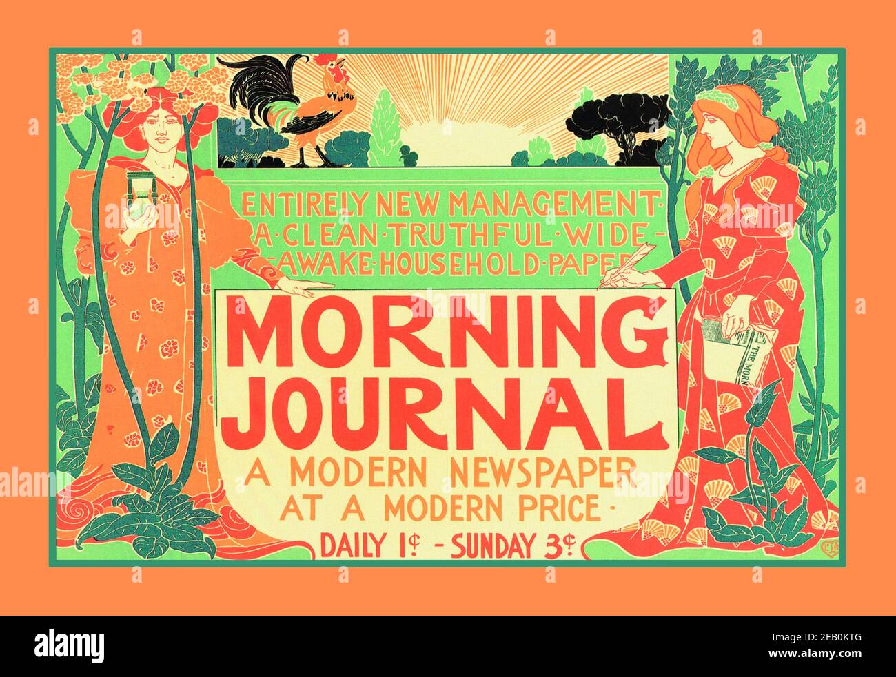 Morning Journal - A Modern Newspaper Stock Photo - Alamy