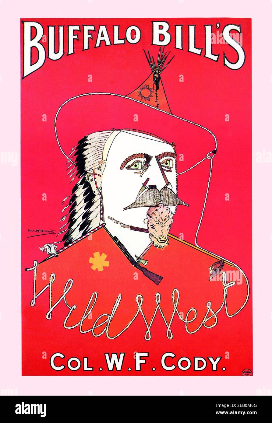 Buffalo bill and the indians hi-res stock photography and images - Alamy