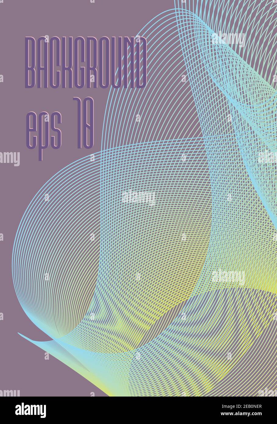 Abstract colored background with sample text Vector illustration for ...