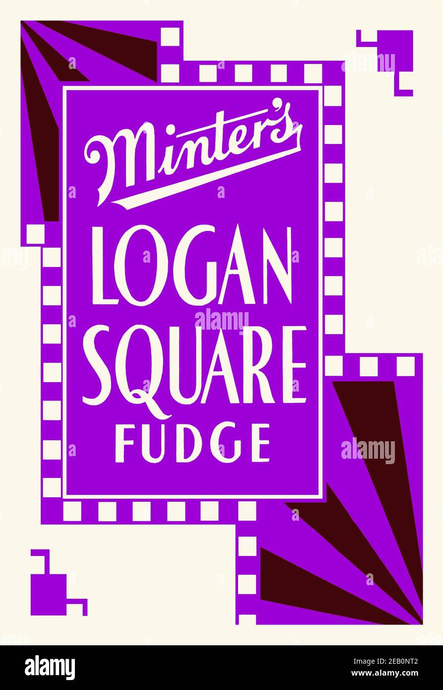 Minter's Logan Square Fudge Stock Photo - Alamy