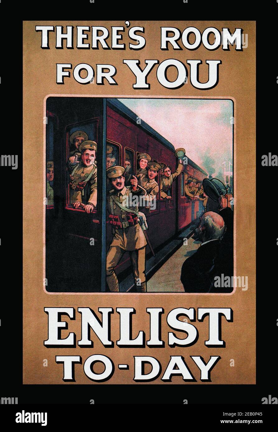 There's Room for You: Enlist Today 1915 Stock Photo - Alamy