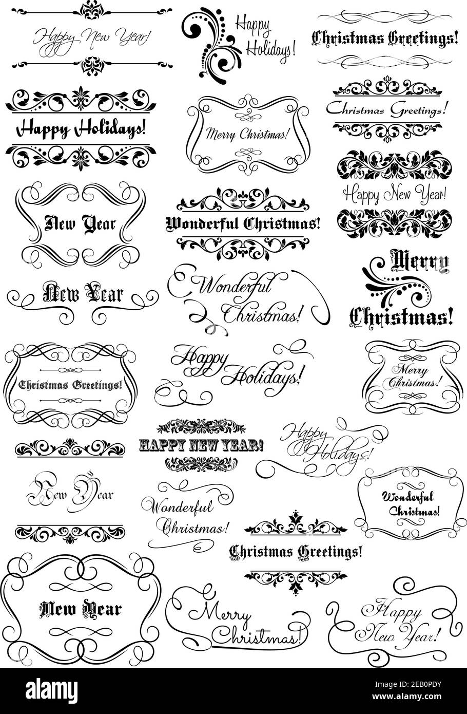 Edging borders Stock Vector Images - Alamy