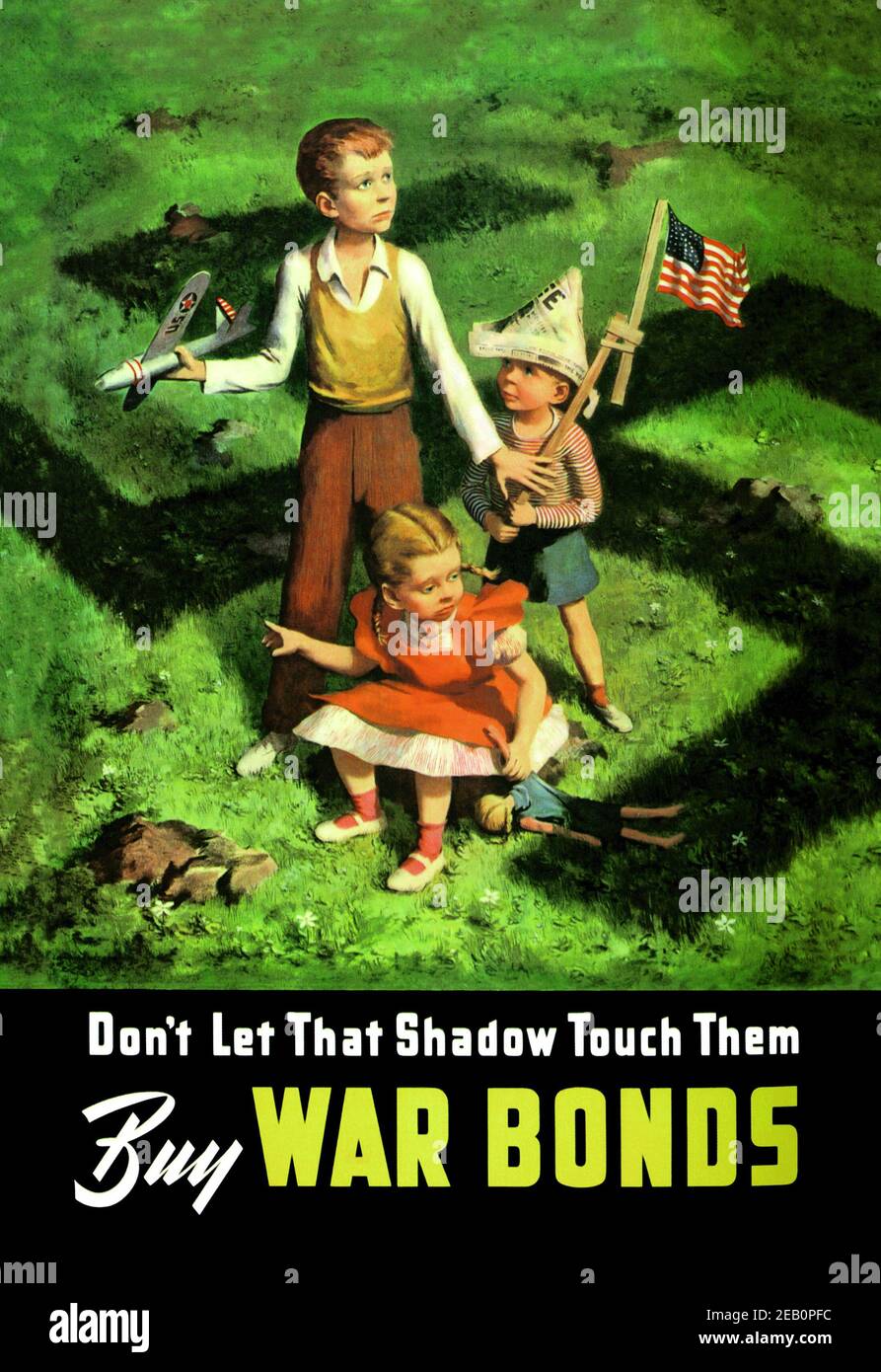 Don’t Let That Shadow Touch Them 1942 Stock Photo - Alamy