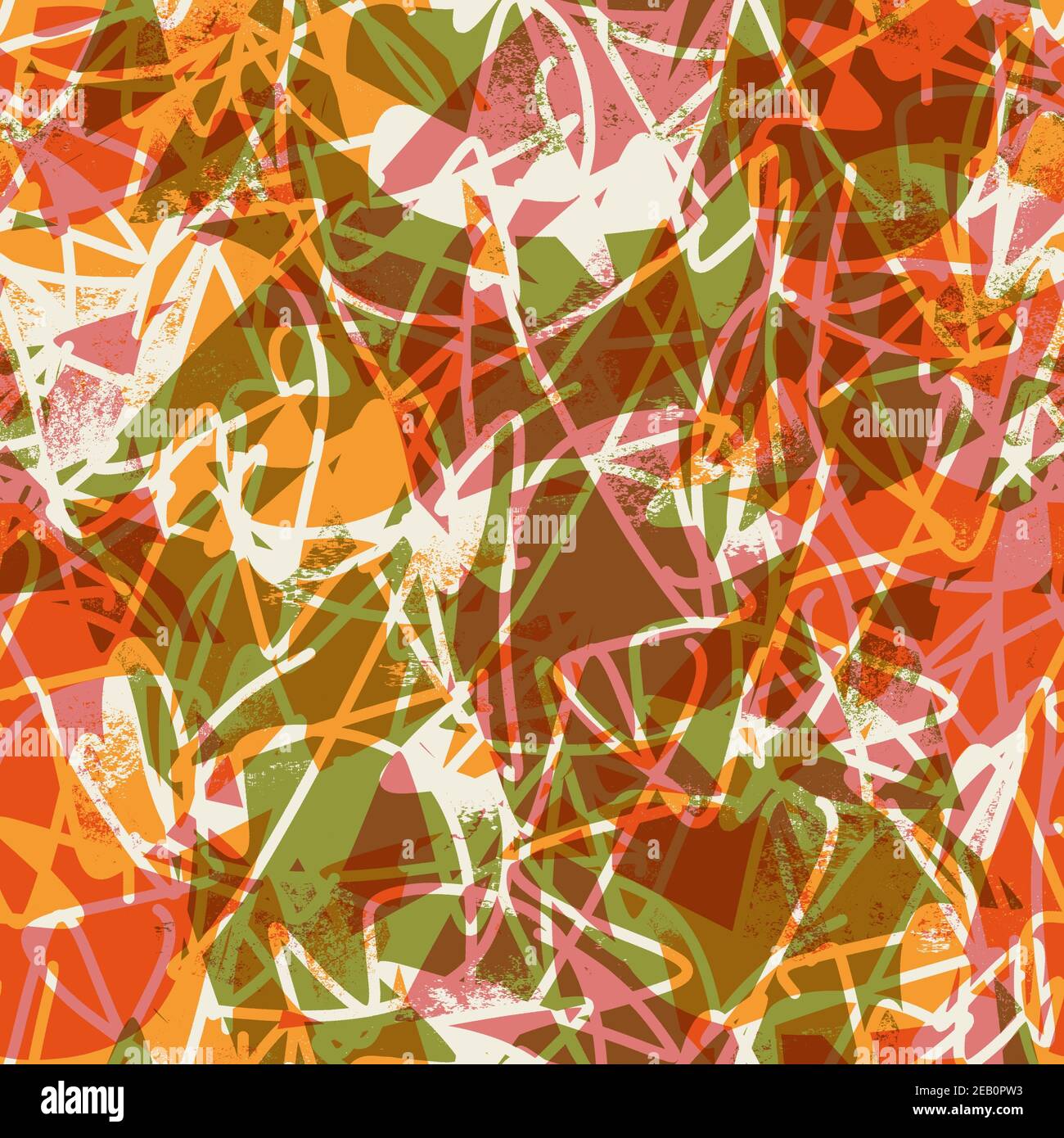 Seamless ugly color retro pattern for print Stock Photo - Alamy