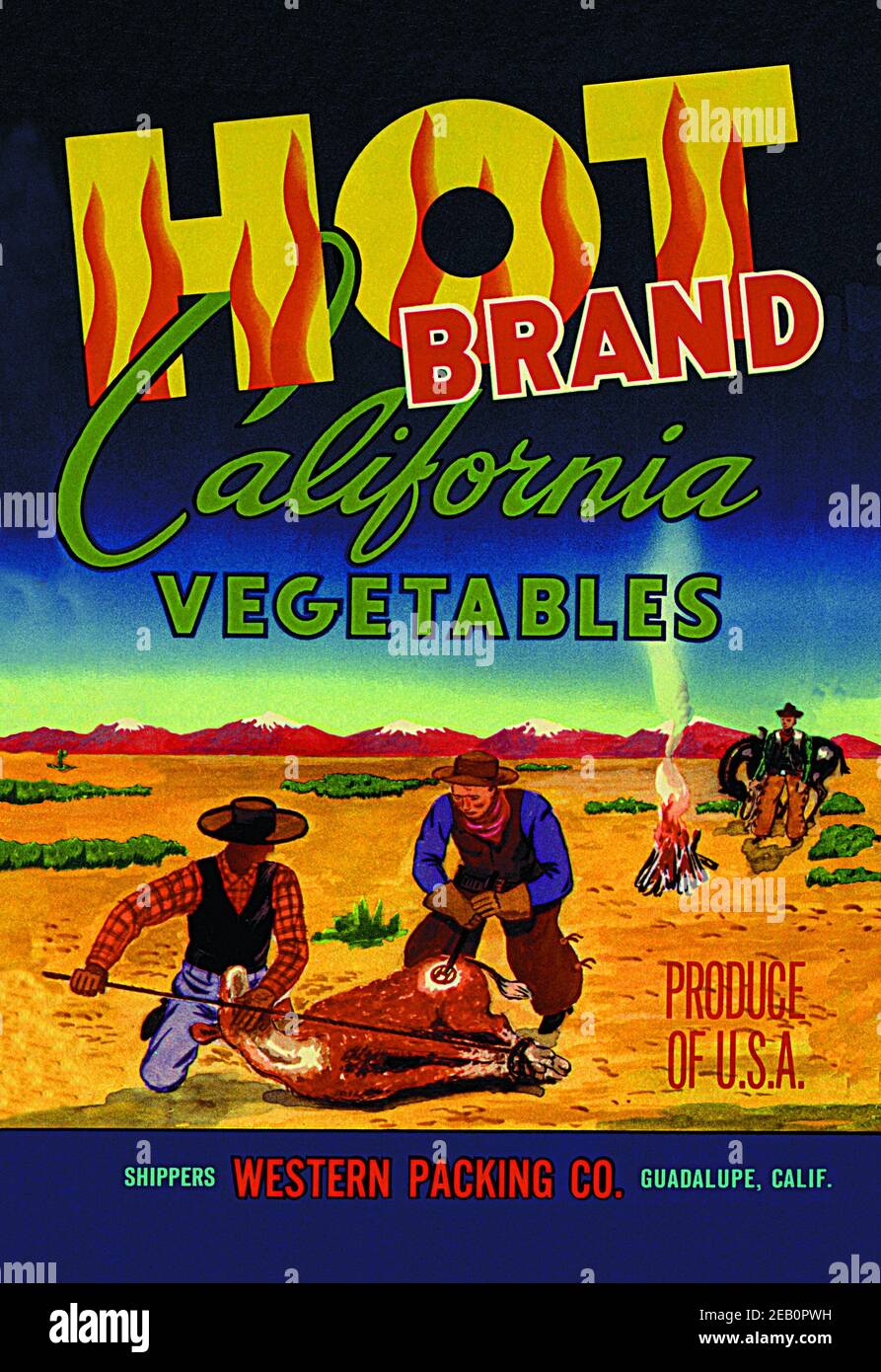 Hot Brand California Vegetables Stock Photo - Alamy