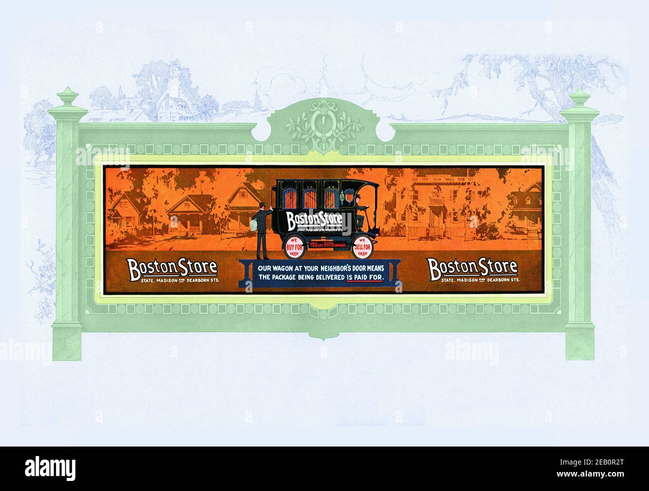 Vintage store advertising signs hi-res stock photography and images - Alamy