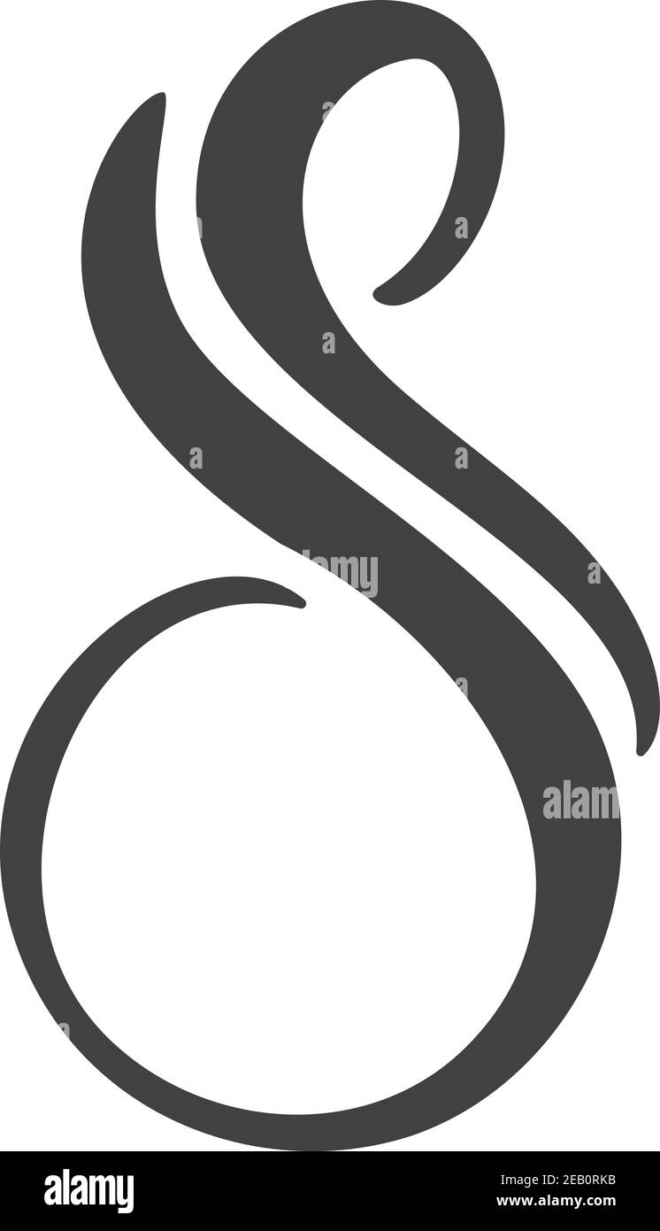 Number eight handwritten number eight Stock Vector Images - Alamy