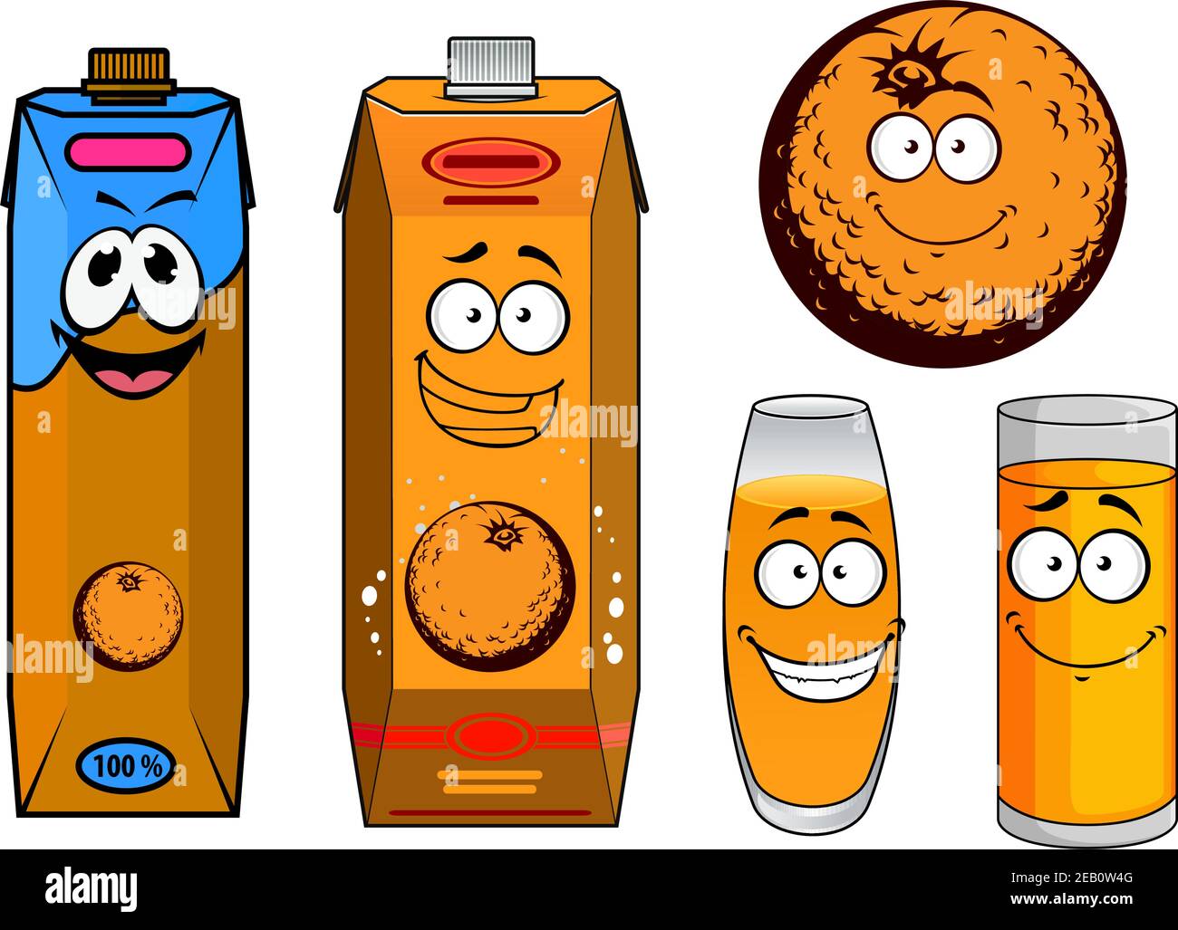 Juice box cartoon carton hi-res stock photography and images - Alamy
