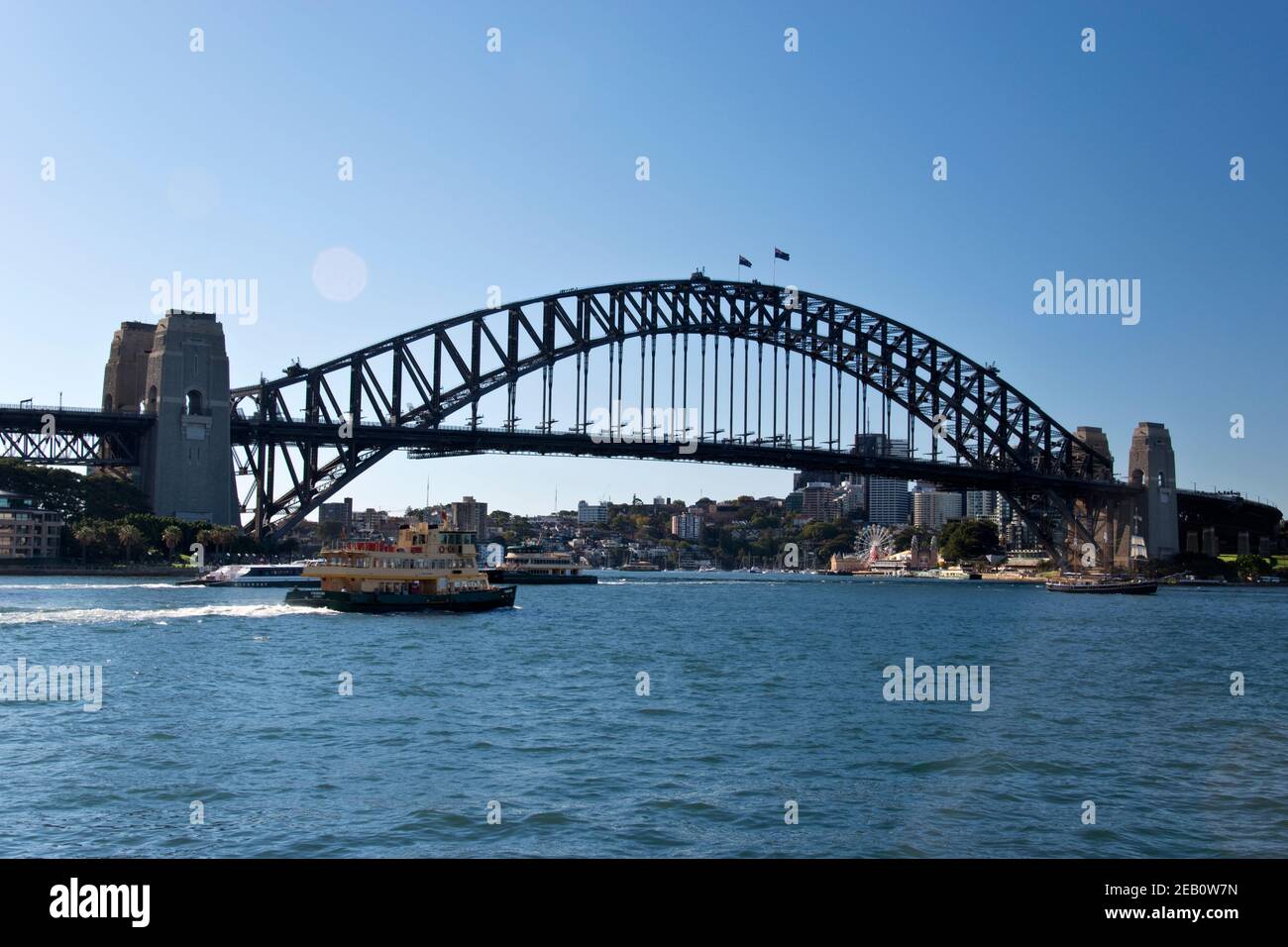 The Sydney Harbor Bridge is a steel arch bridge across Sydney Harbor ...